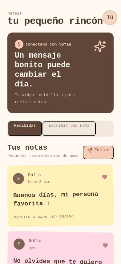 NoteIt Widget Clone