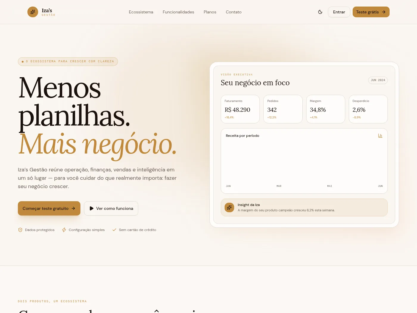 Iza's Gestão Platform