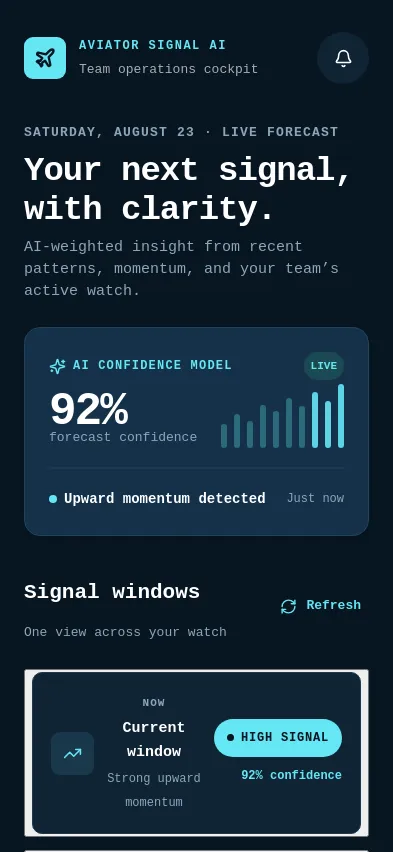 Aviator Signal AI