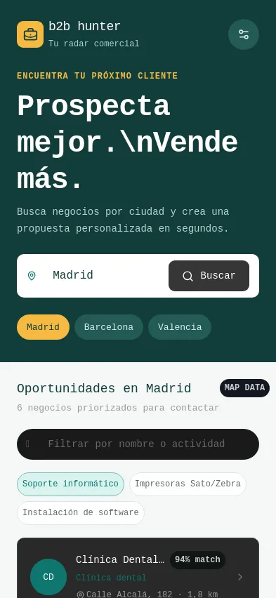 B2B Hunter App