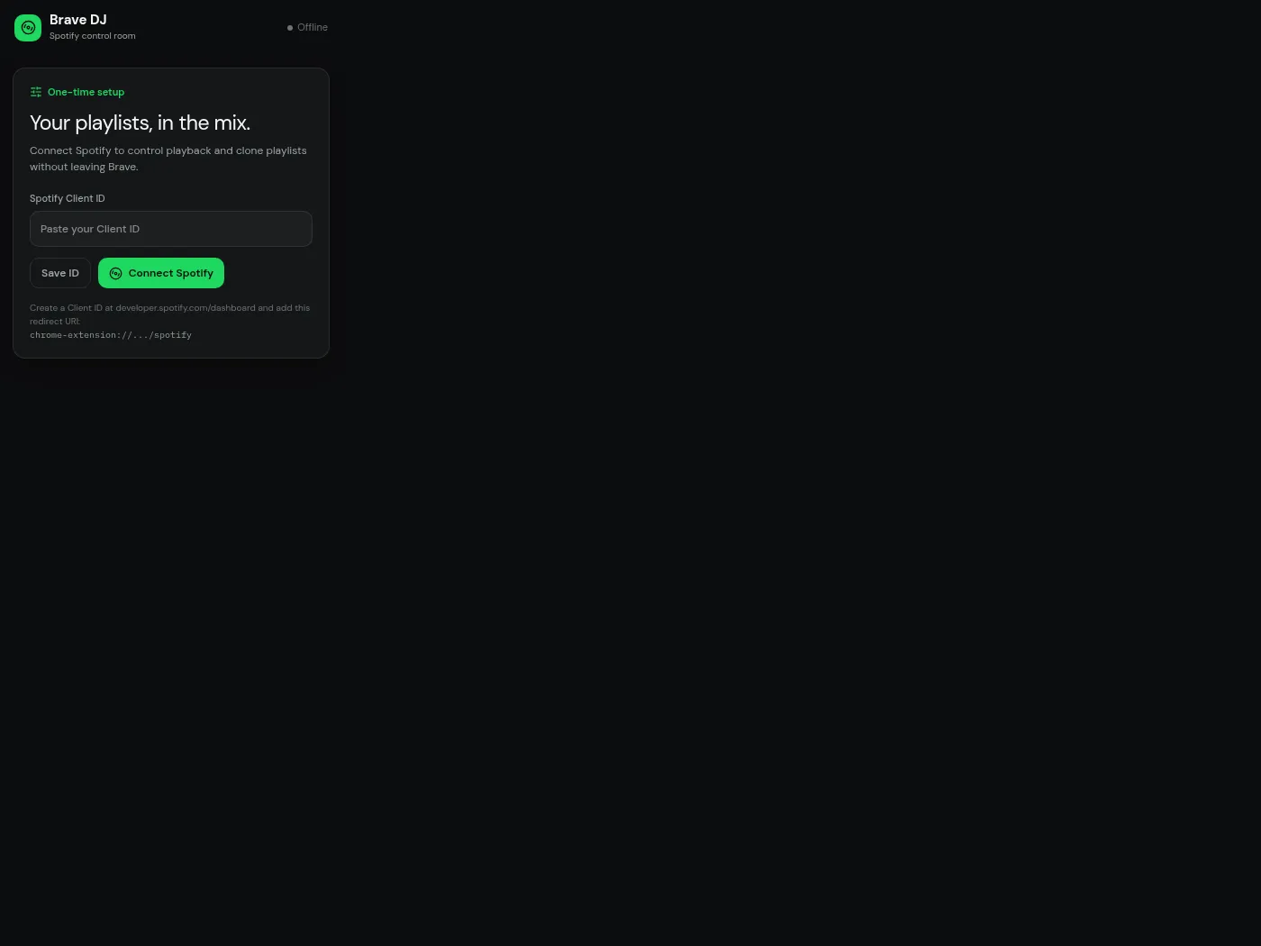 Brave DJ Extension