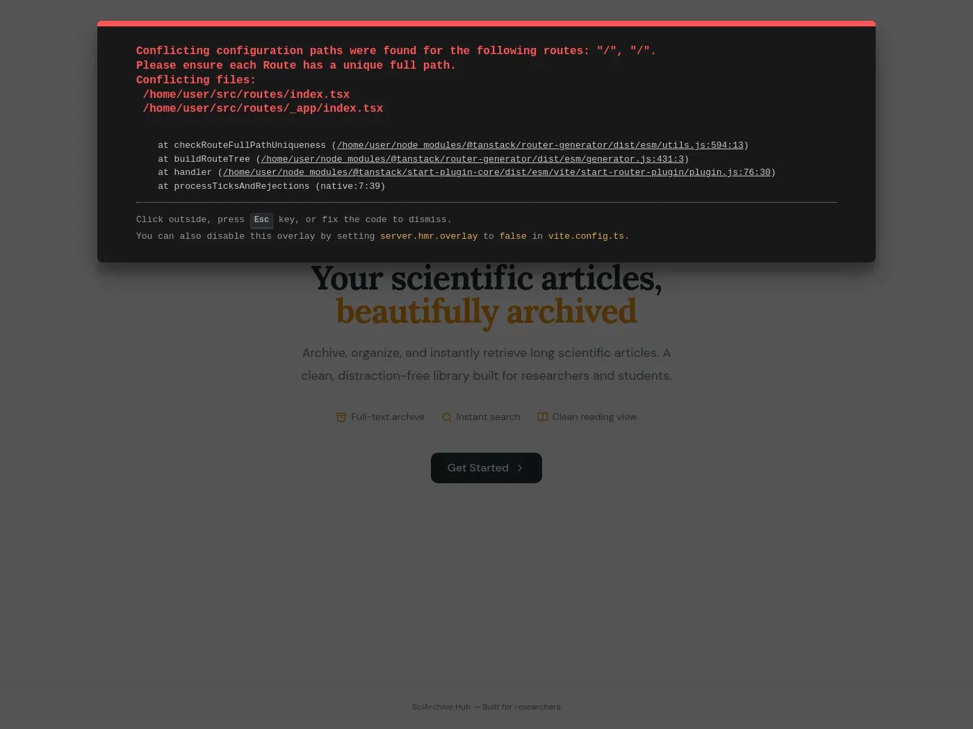 SciArchive Hub