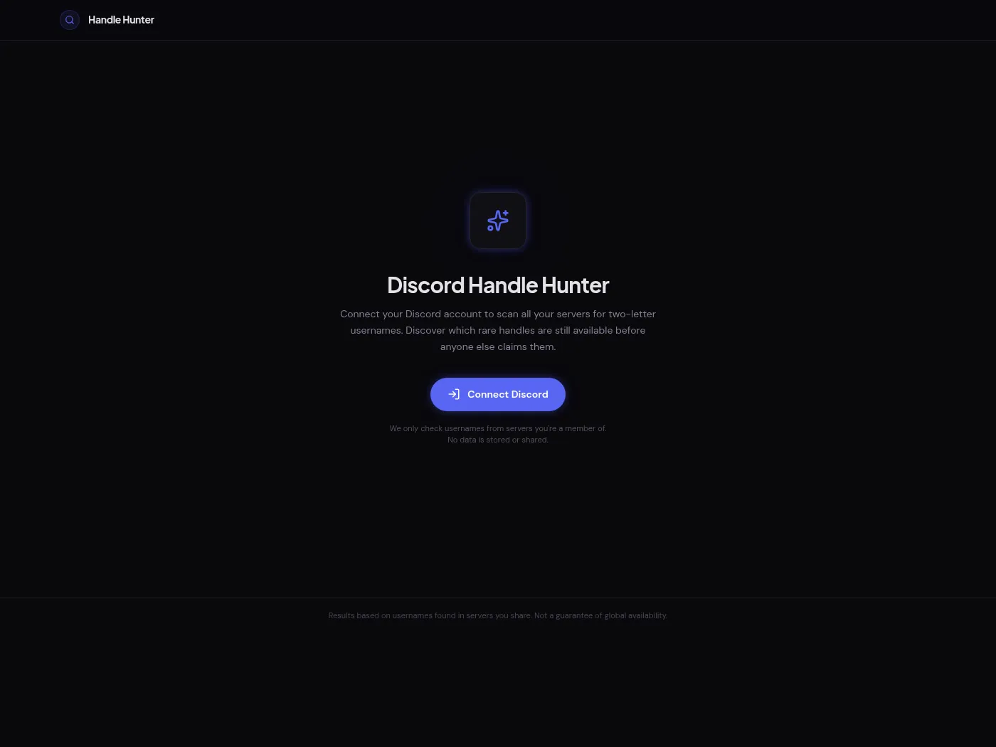 Discord Handle Hunter