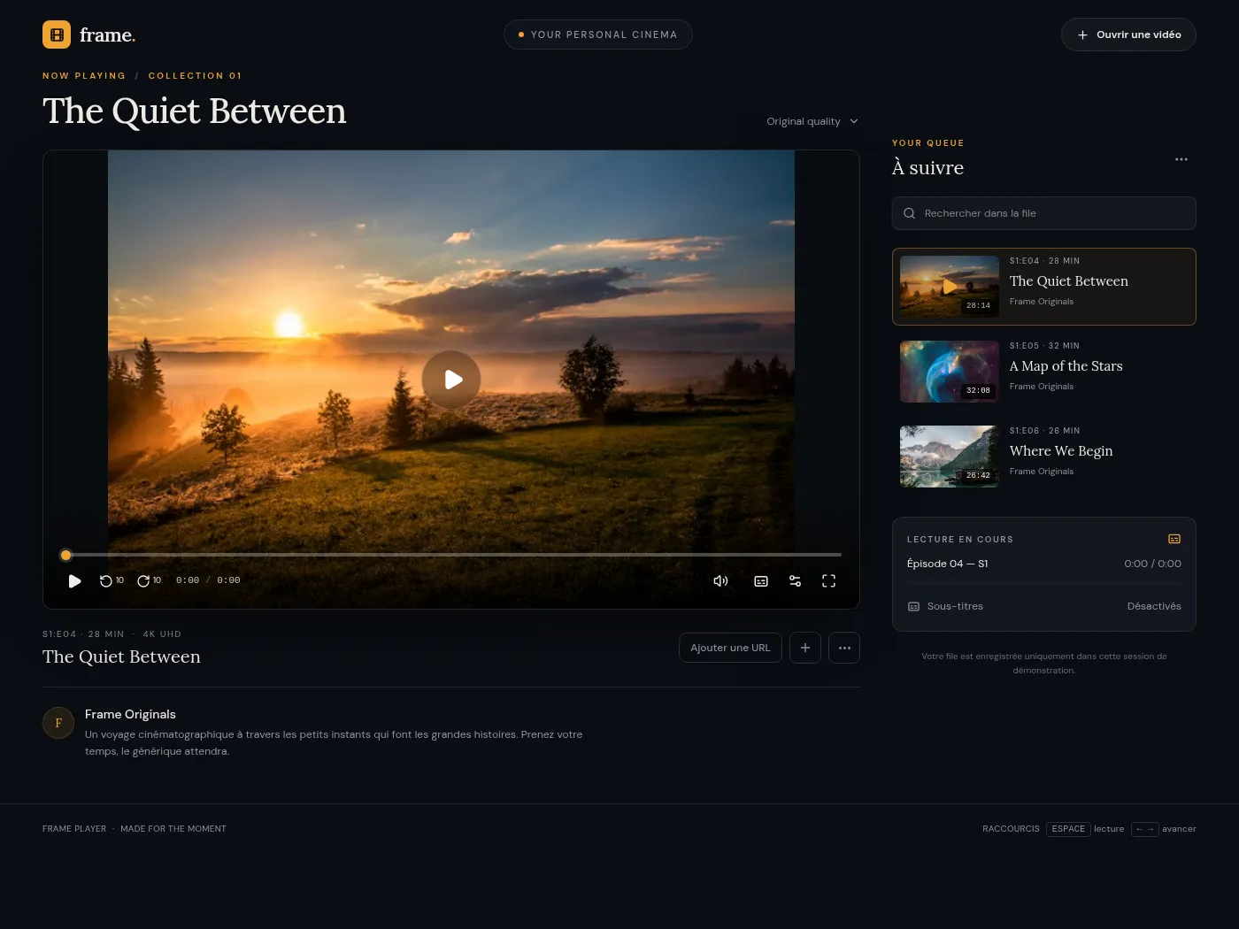 Feature-Rich Web Video Player
