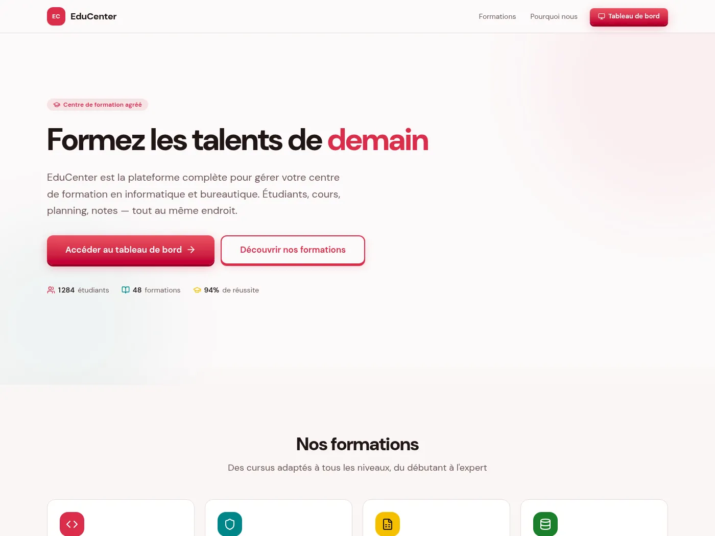 EduCenter Manager