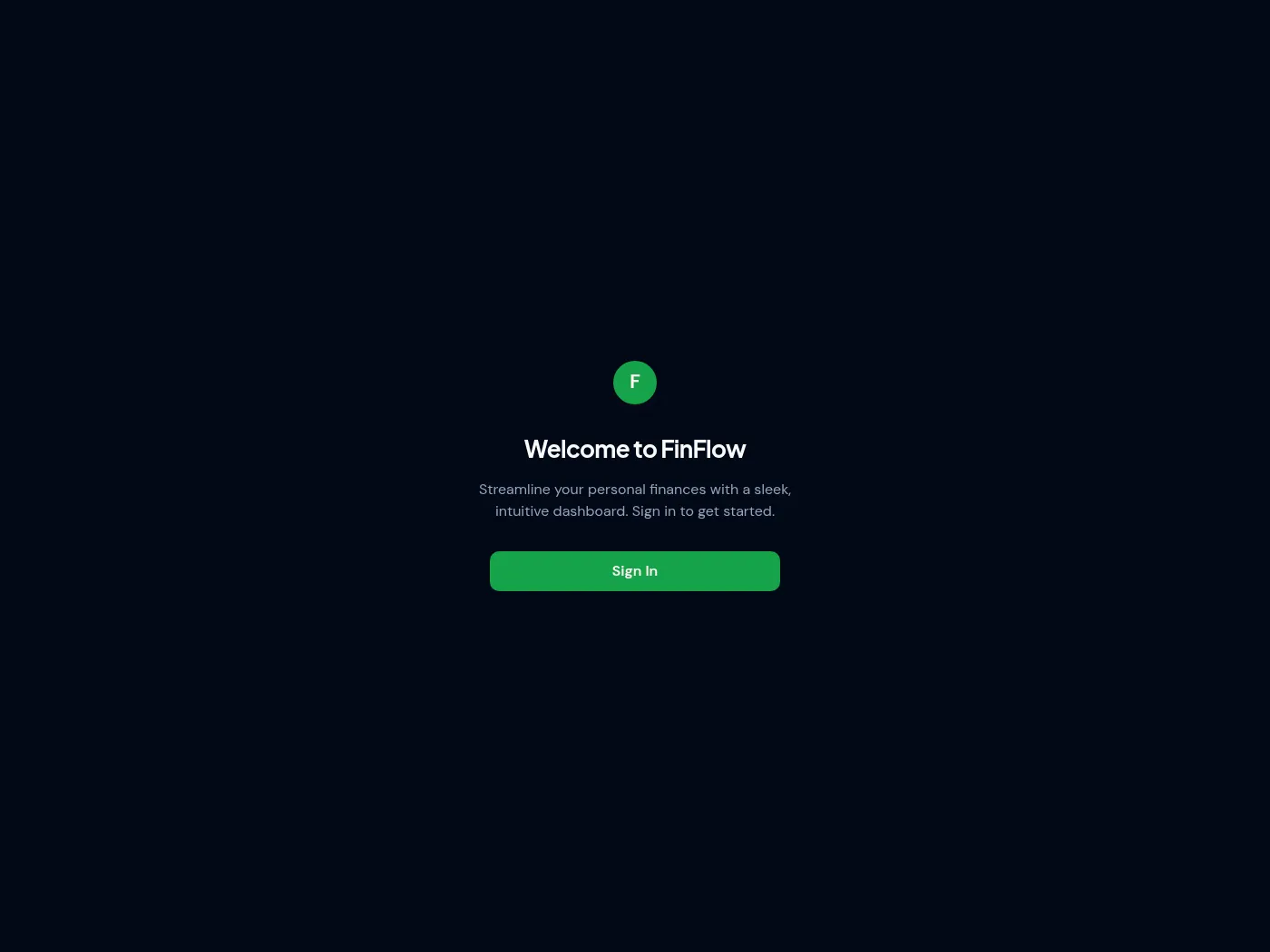 FinFlow Tracker