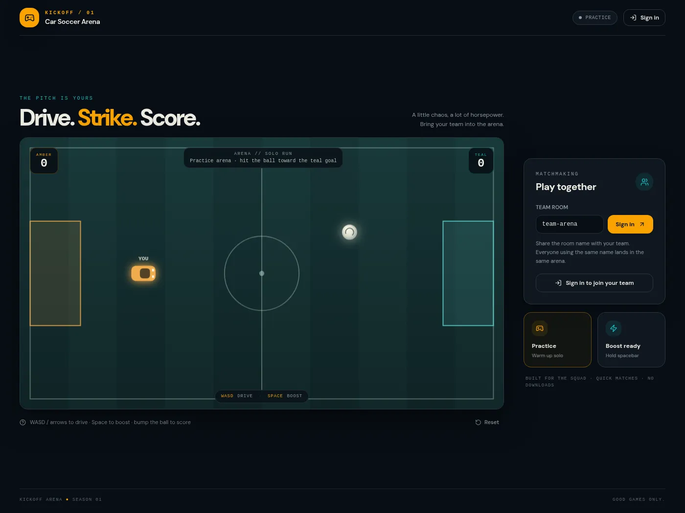 Car Soccer Arena