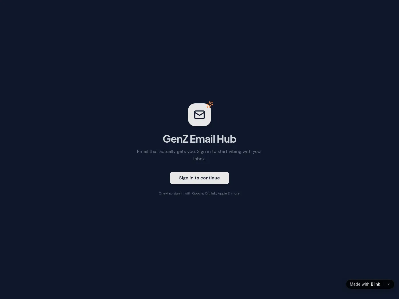 GenZ Email Hub
