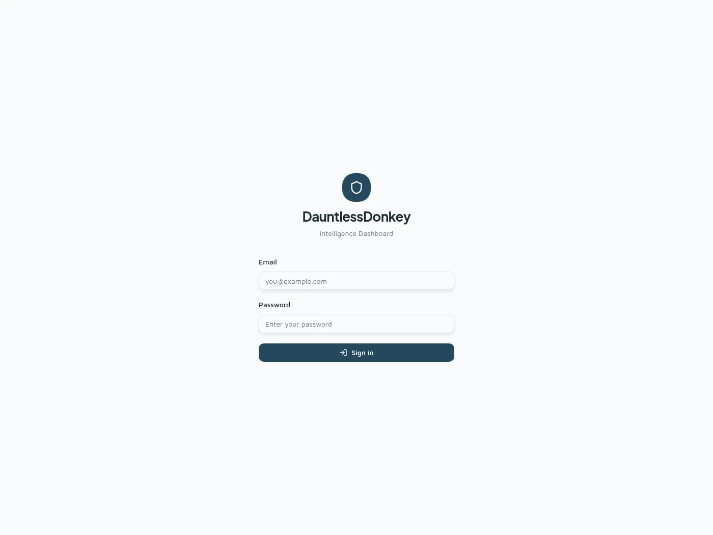 DauntlessDonkey Dashboard