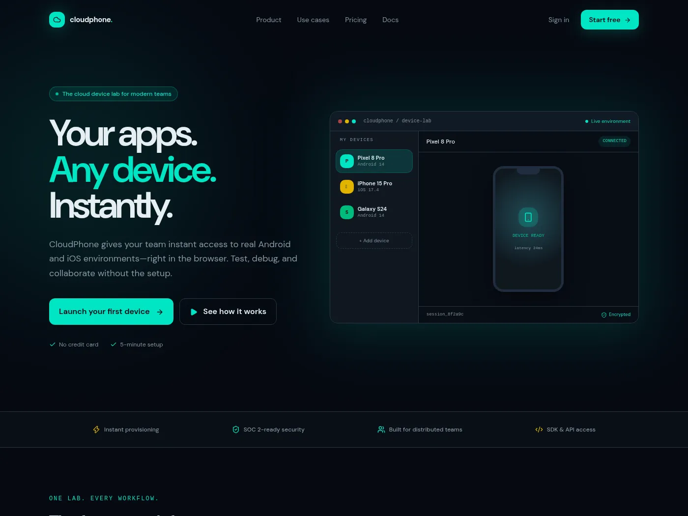 CloudPhone Emulator Hub