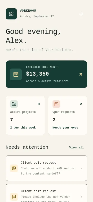 VA Client Organizer