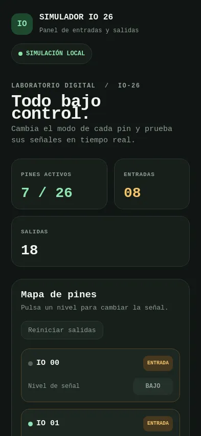 Simulador IO 26