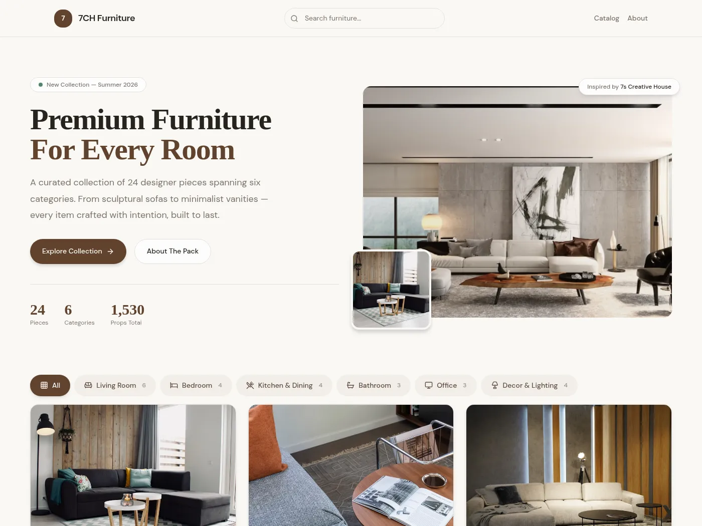 Custom Furniture Showcase