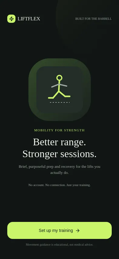LiftFlex Mobility Coach