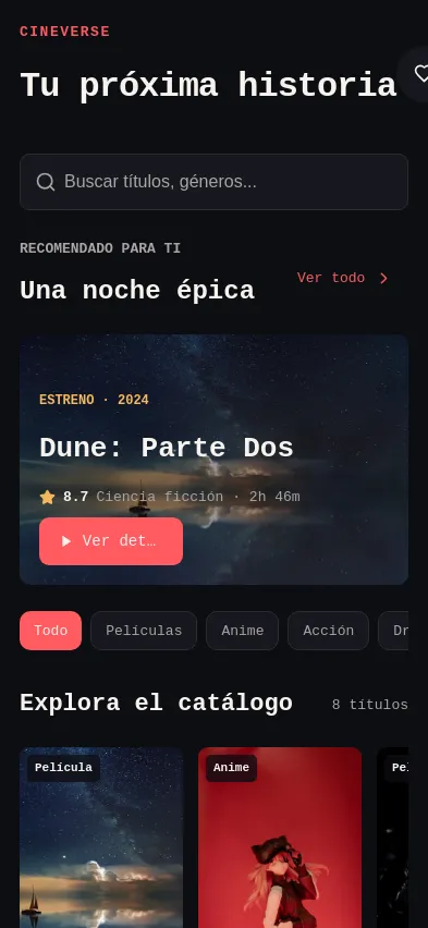 Movie & Anime Explorer