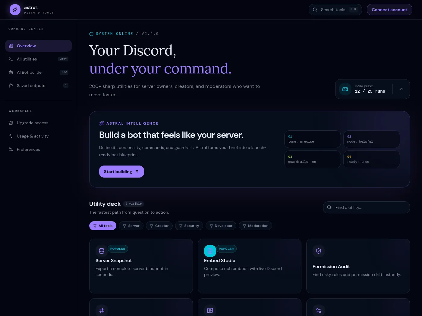 Astral Discord Tools