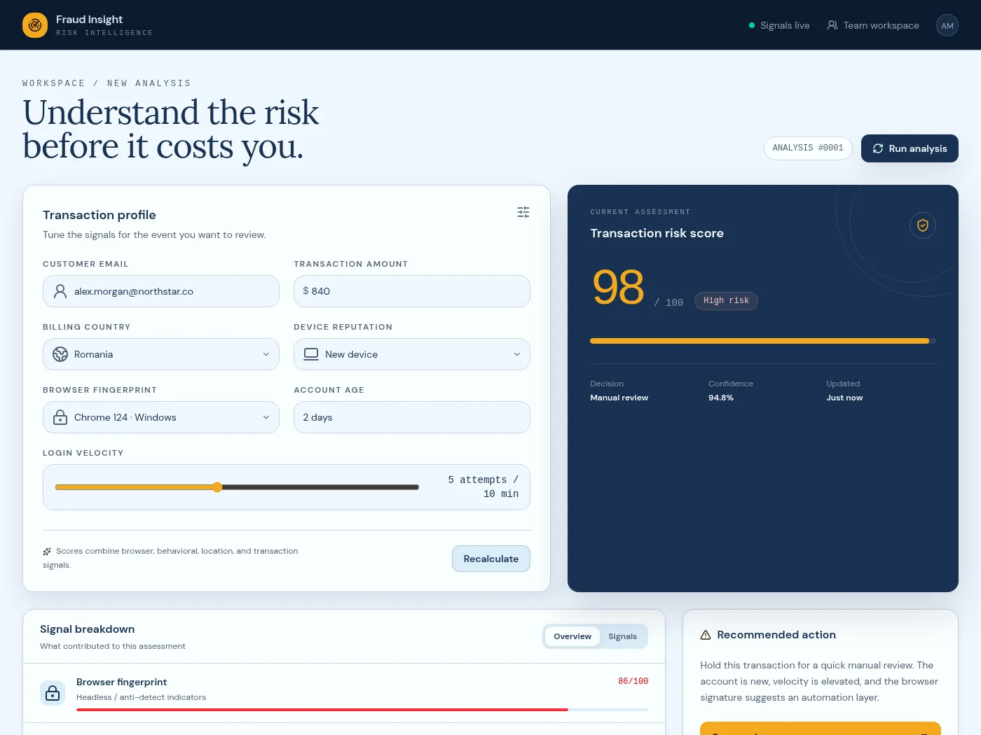 Fraud Insight Analyzer