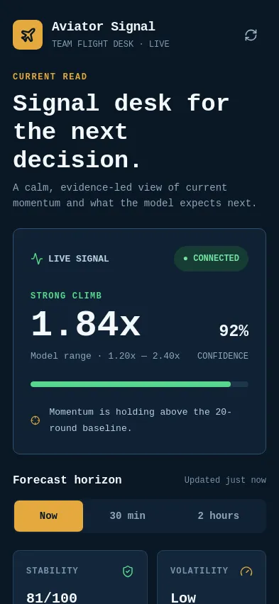 Aviator Signal Predictor