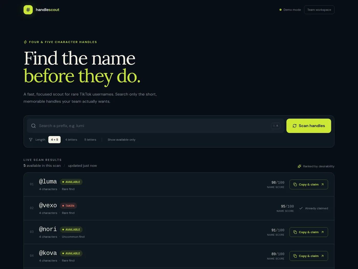 TikTok Name Finder