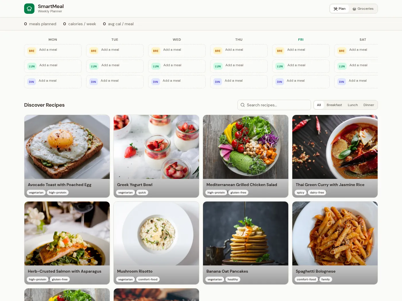 SmartMeal Planner