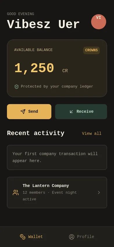 LARP Wallet App