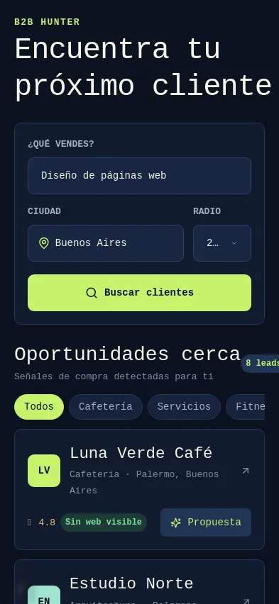 B2B Hunter App