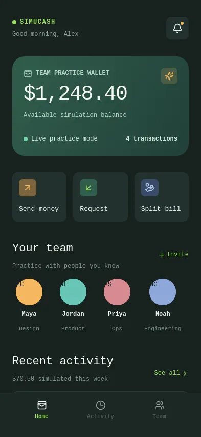 SimuCash Mobile