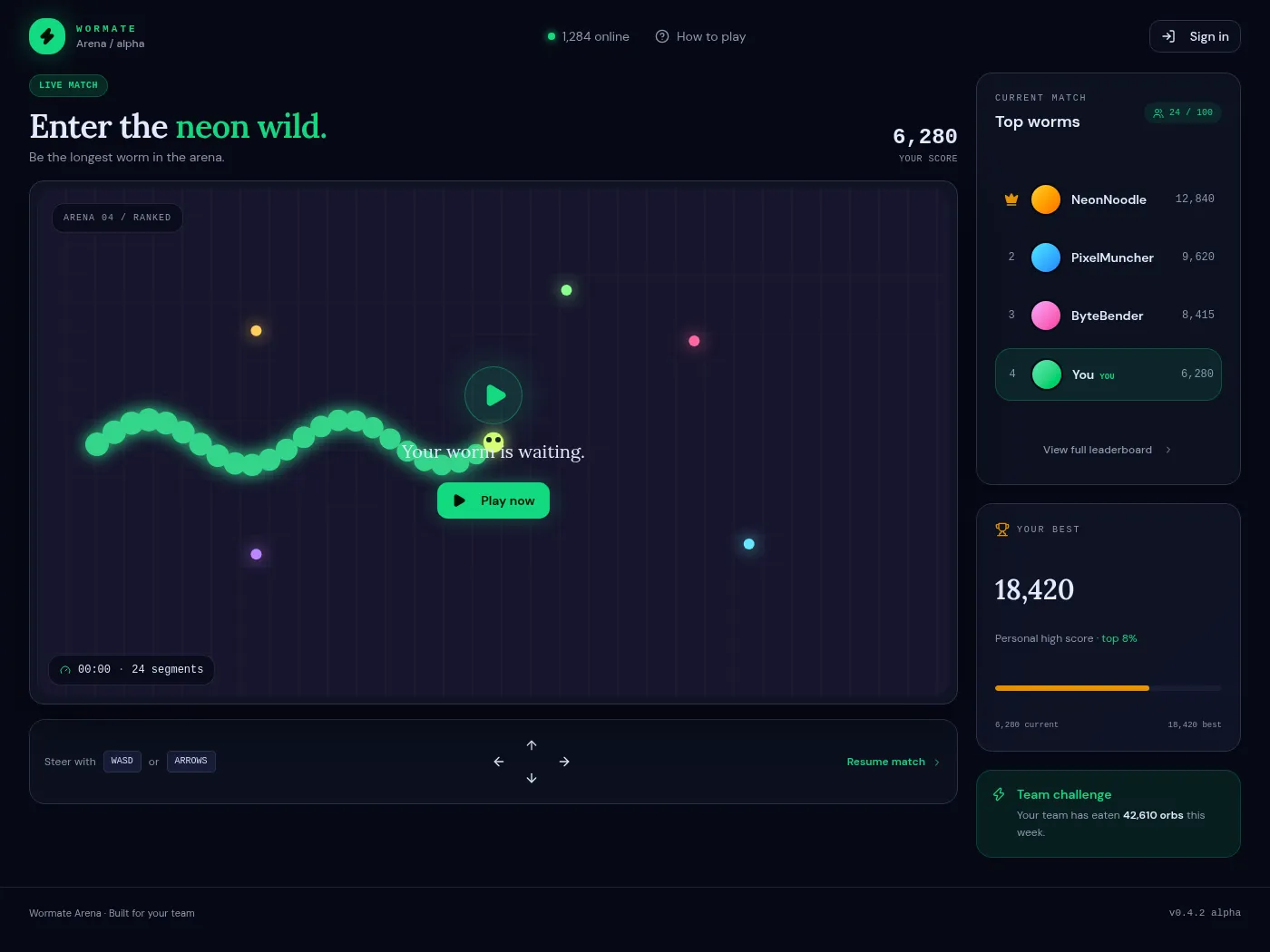 Wormate Multiplayer Snake