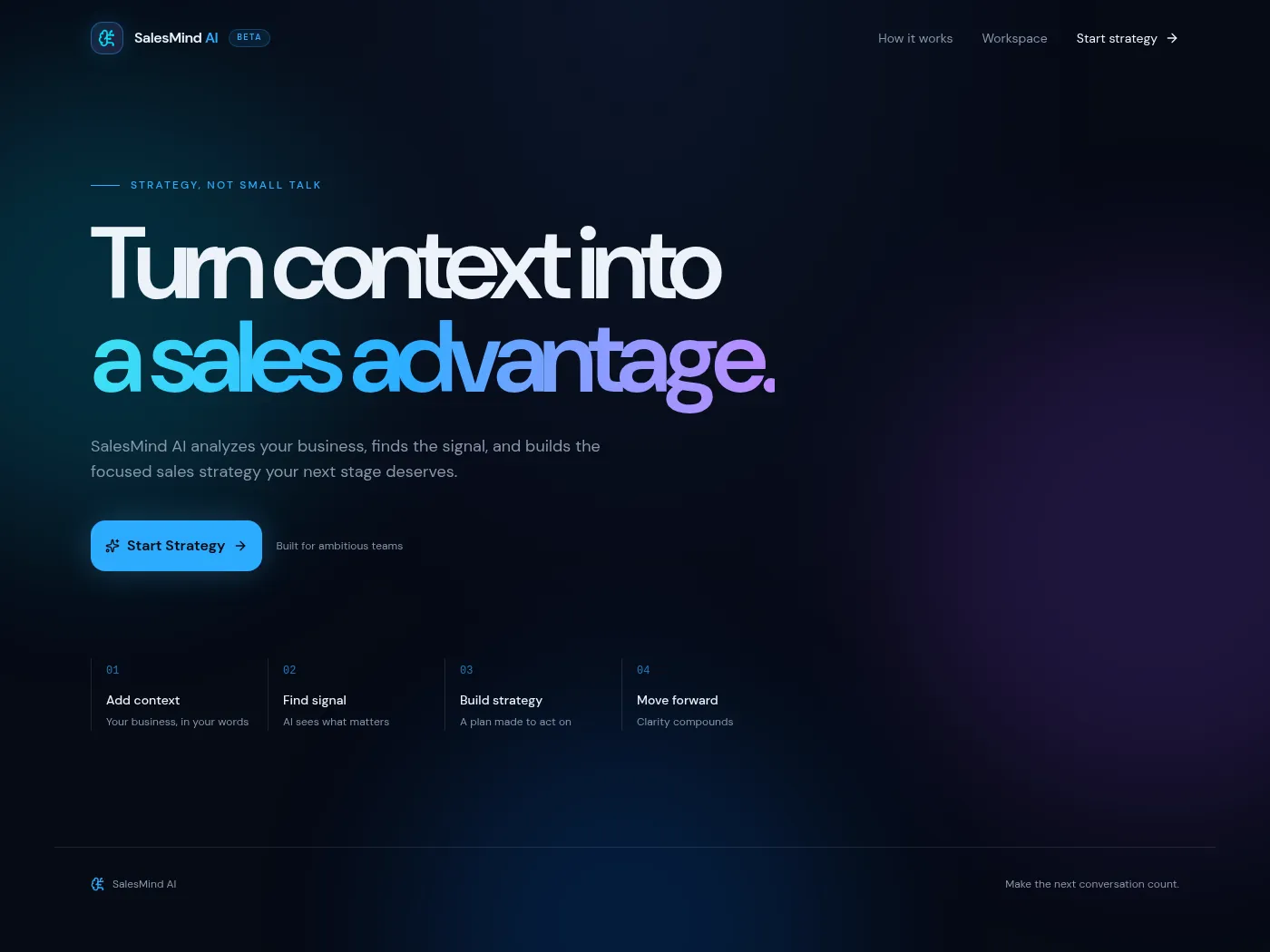 SalesMind AI Workspace