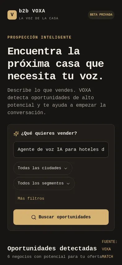 b2b VOXA Client Finder