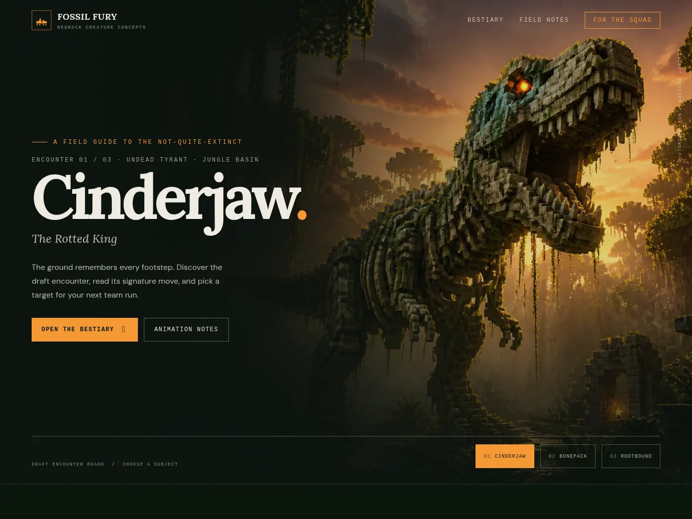 Bedrock Dino Bosses