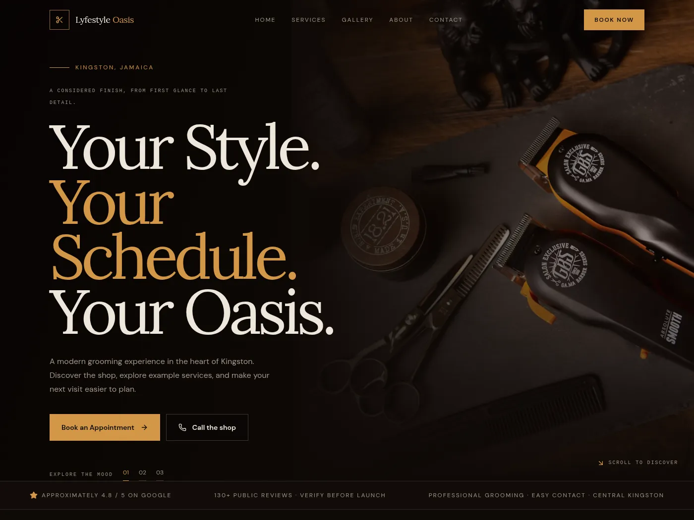 Lyfestyle Oasis Concept Site