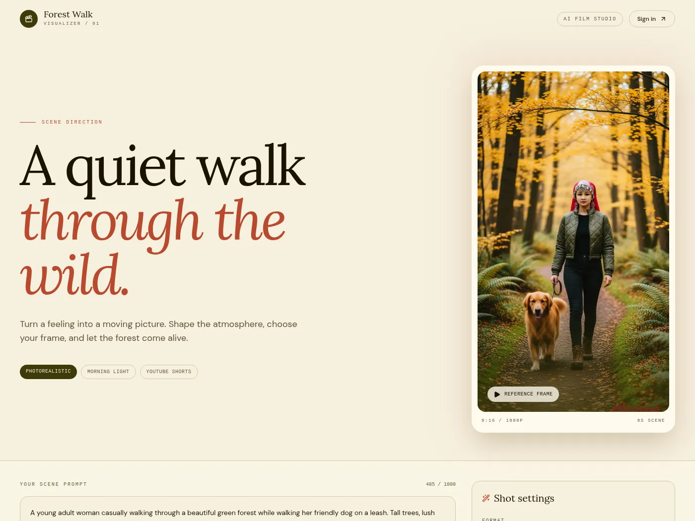 Forest Dog Walk Visualizer