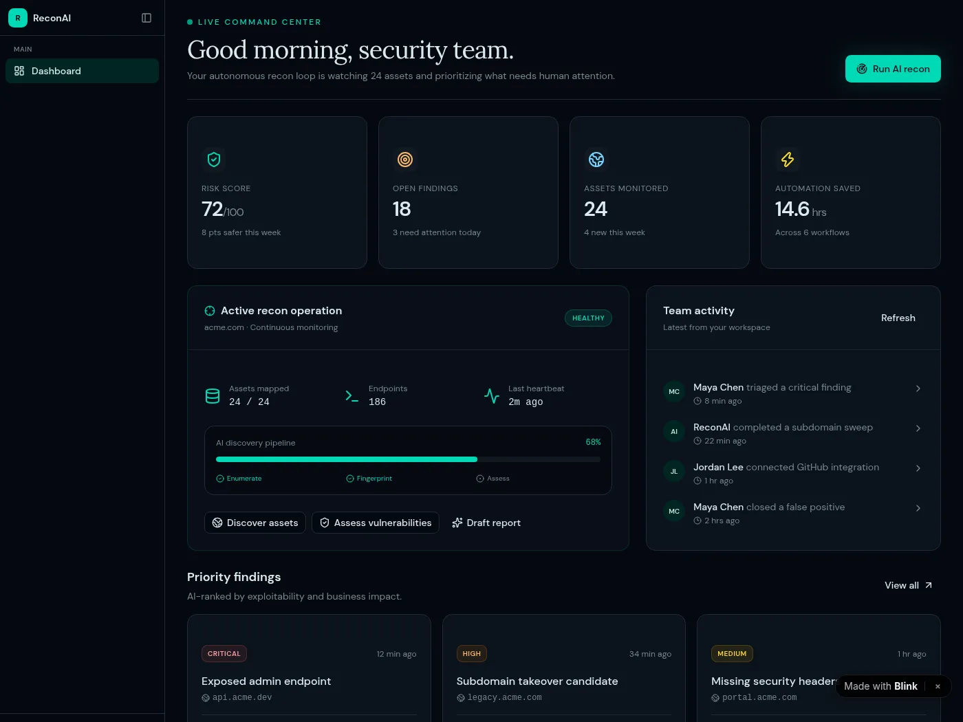 ReconAI Bug Bounty Hub