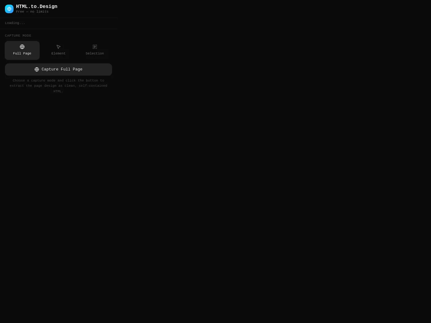 Free HTML.to.Design Clone