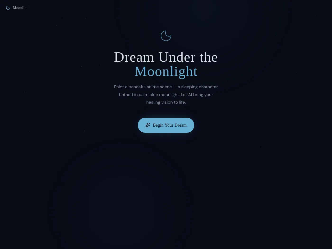 Moonlit Anime Generator