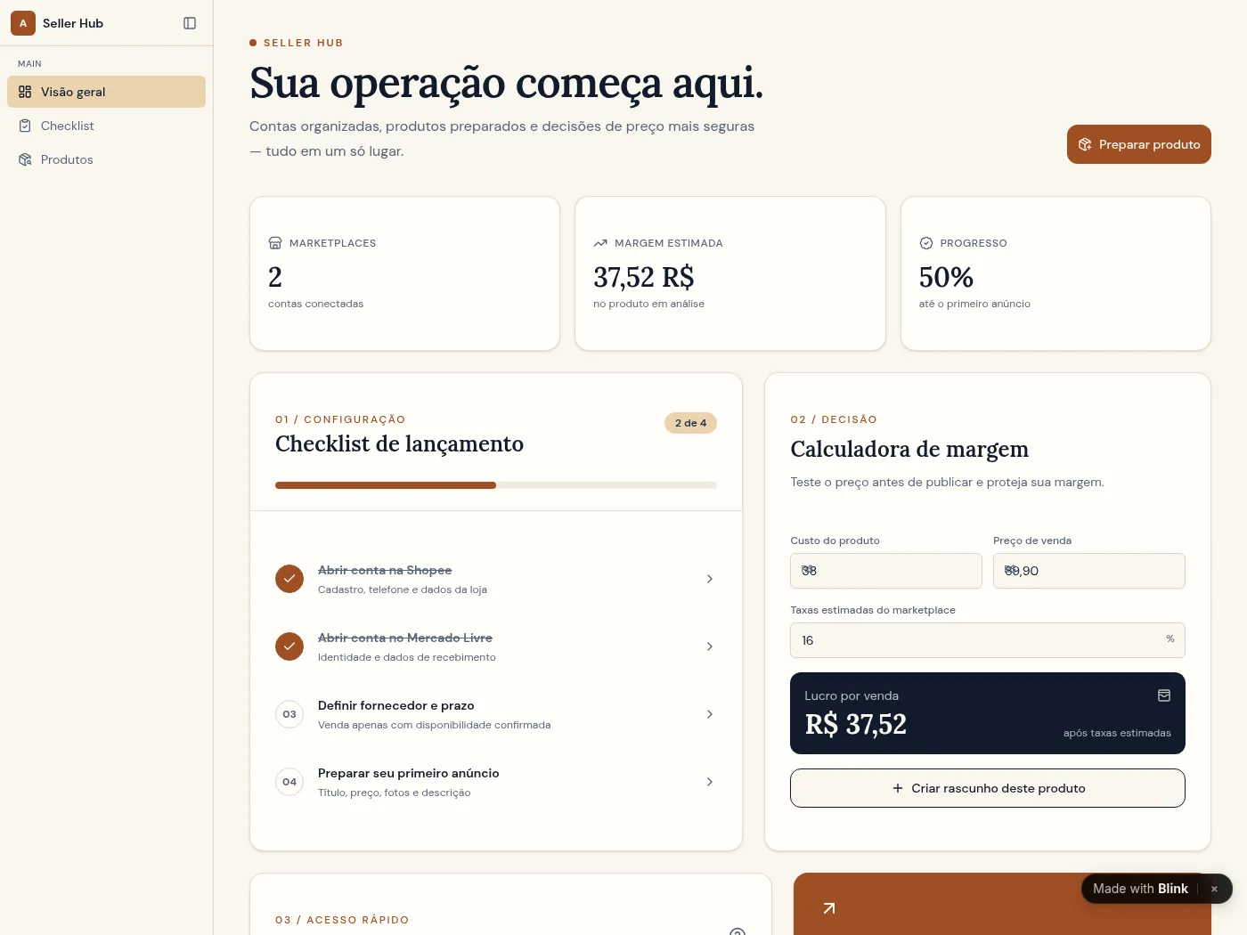 Marketplace Seller Hub