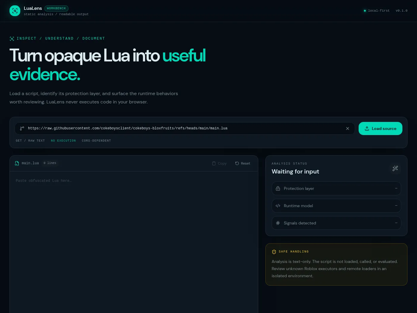 Lua Deobfuscator Tool