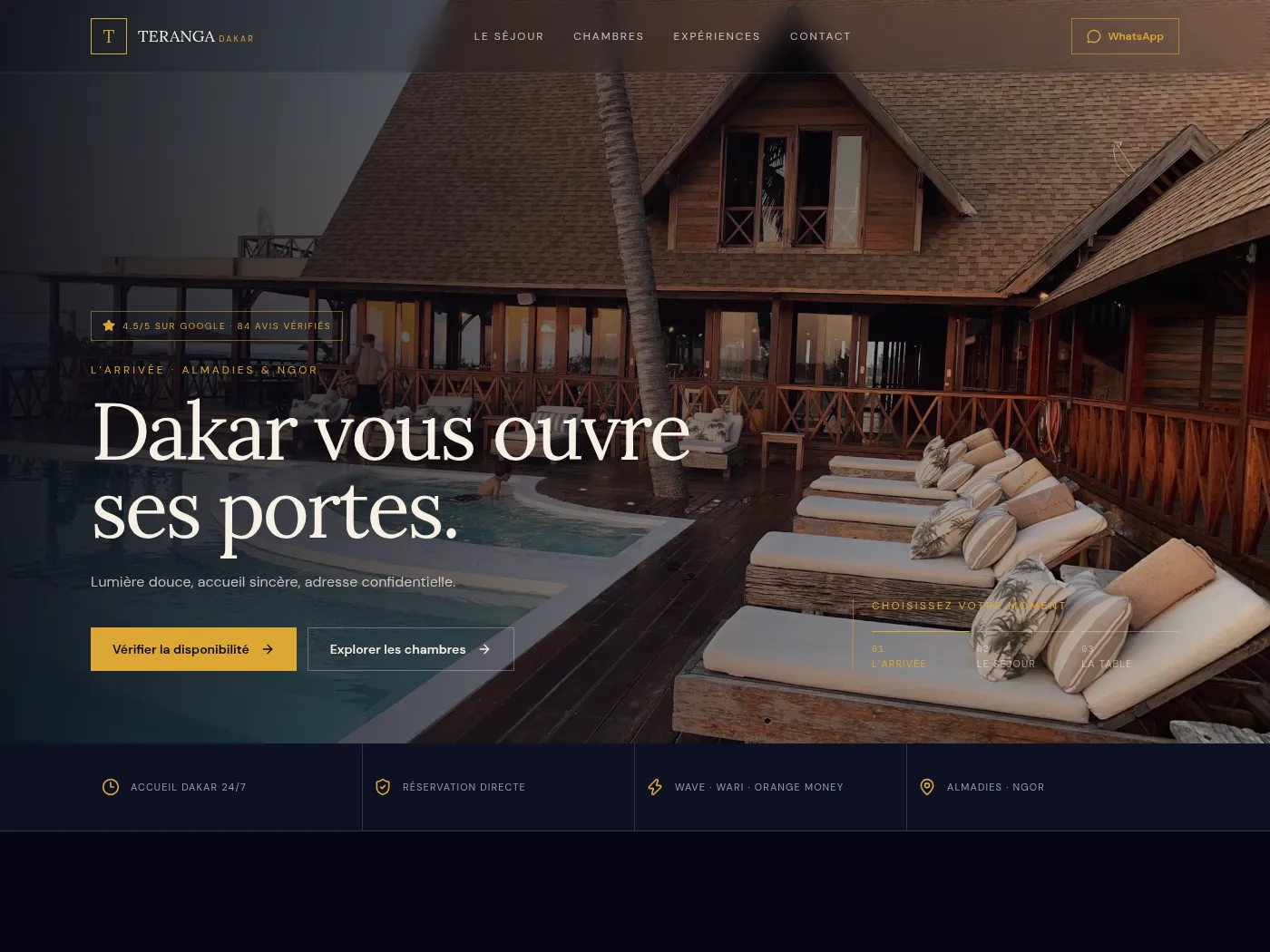 Teranga Hotel Luxe Site