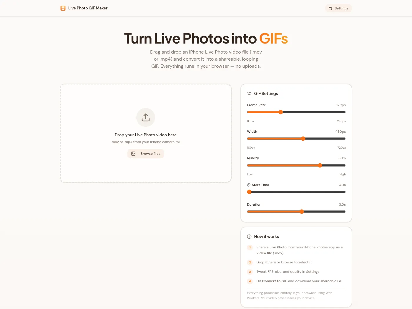Live Photo GIF Maker