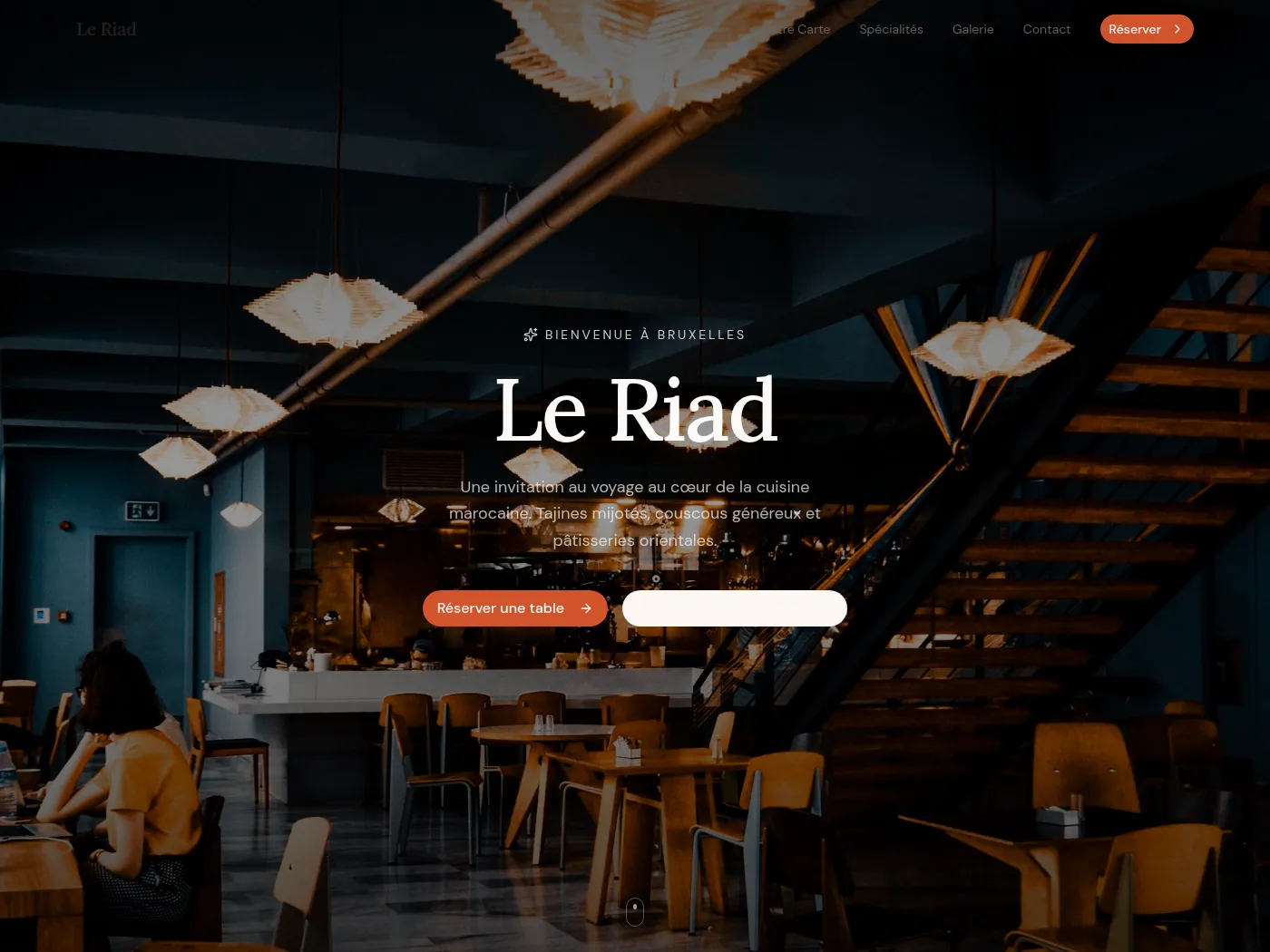 Le Riad Restaurant Site