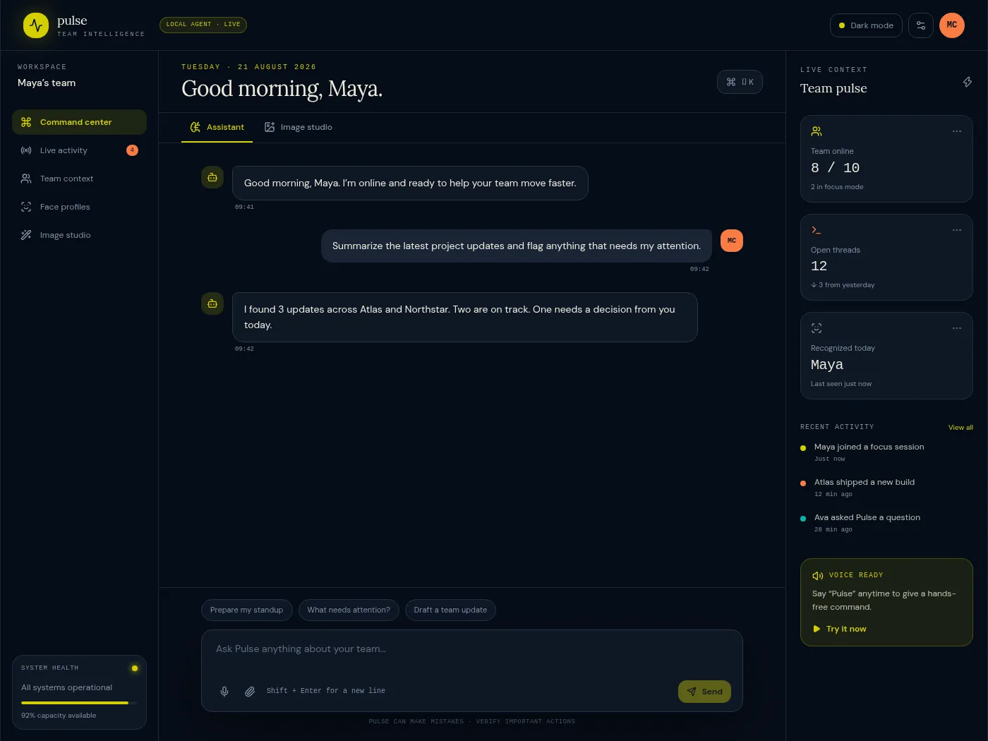 AI Team Assistant