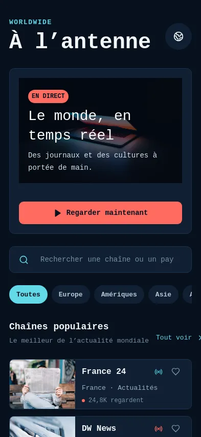World Channel Viewer