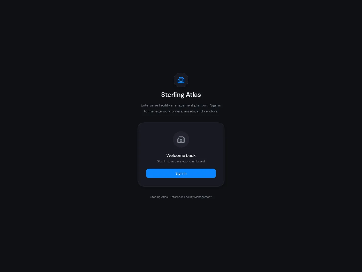 Sterling Atlas Platform