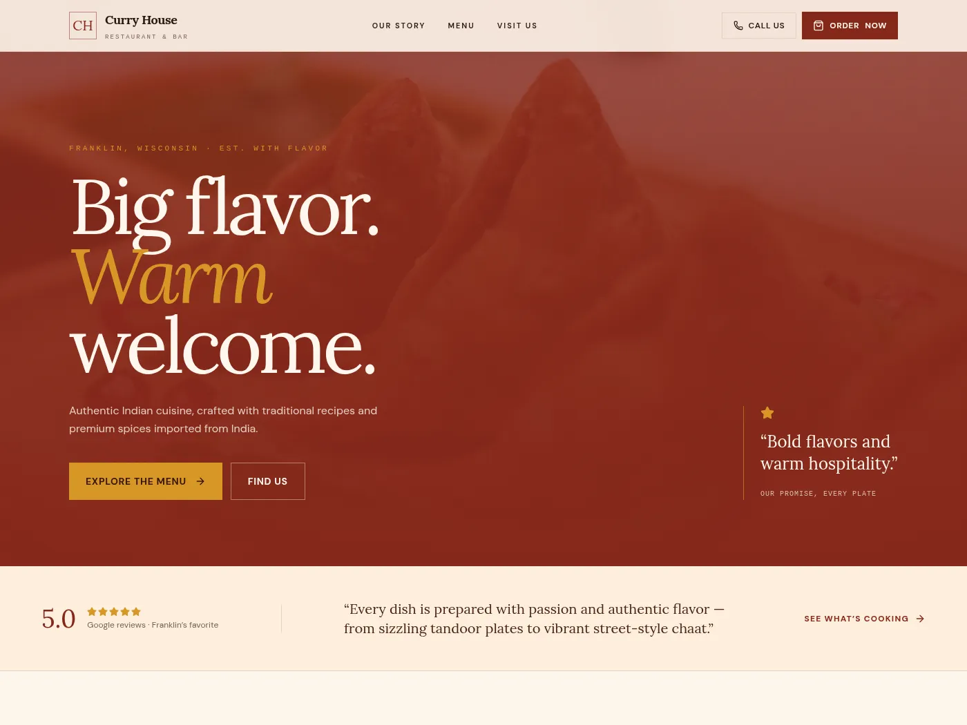 Curry House Flavor Web