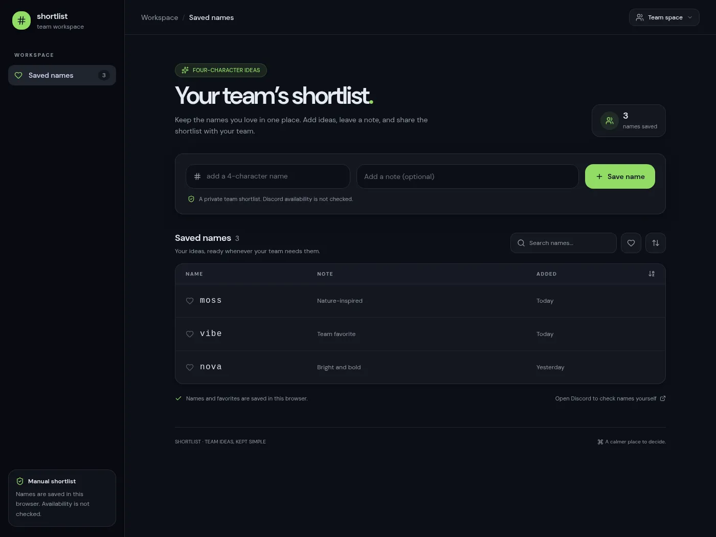 Discord Handle Checker