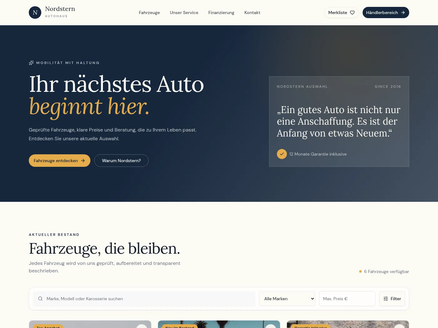 Autohaus Dual Portal