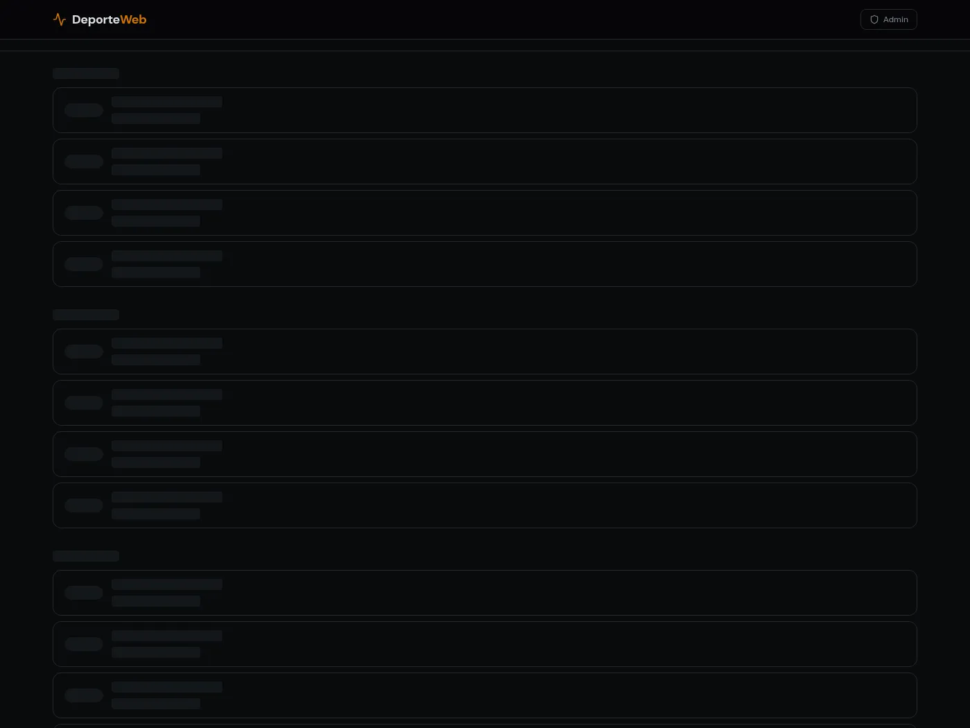 DeporteWeb Live Scores