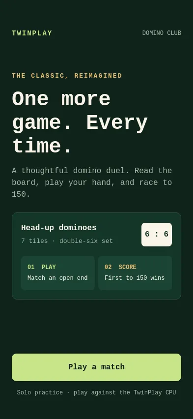 TwinPlay Game App