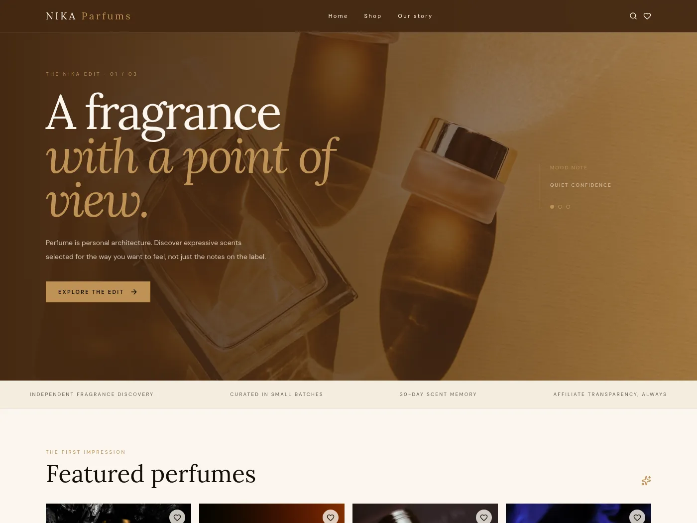 NIKA Parfums Affiliate Shop